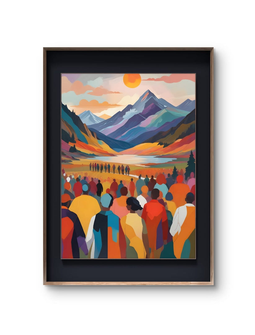 at the mountain pass Wall Art by Bombay Home Store – Bombayhomestore